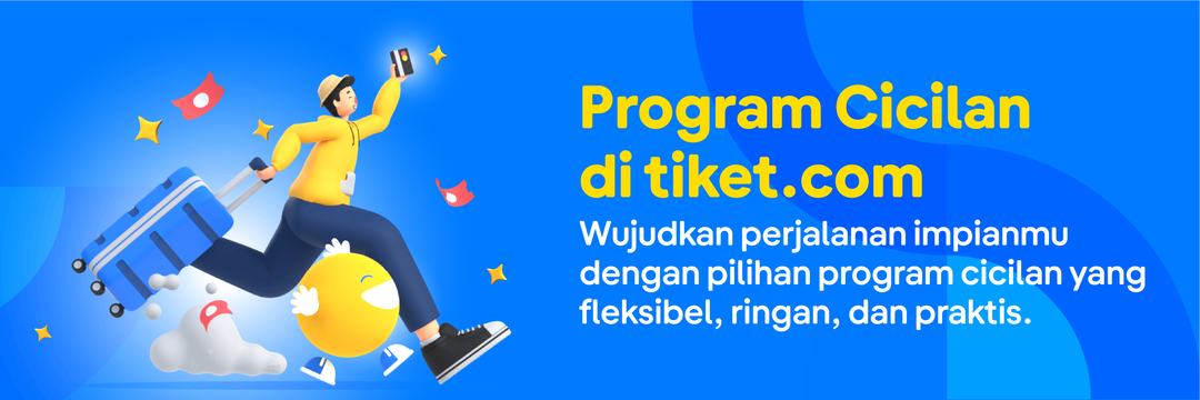 Cicilan Kartu Kredit Tiket Pesawat, Hotel, Event - tiket.com
