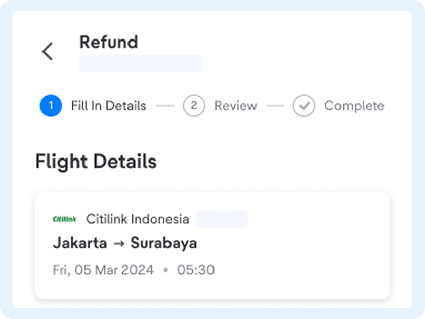tiket 100% Refund