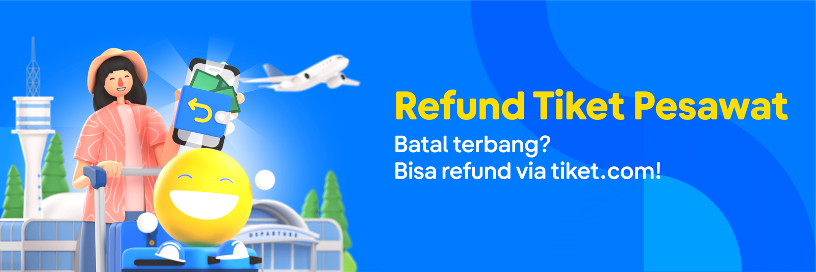 Refund Tiket Pesawat Dengan Mudah di Desktop Web tiket.com