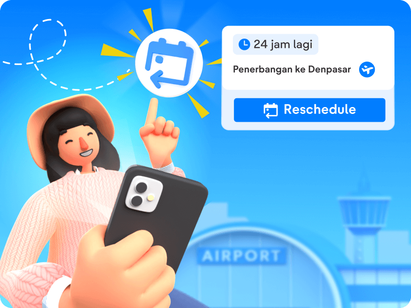 Flight 100% Refund & Reschedule