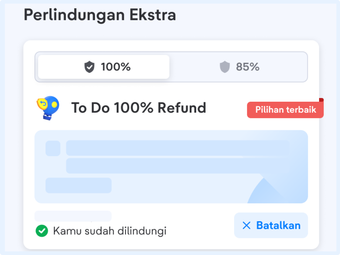 Asuransi To Do 100% Refund