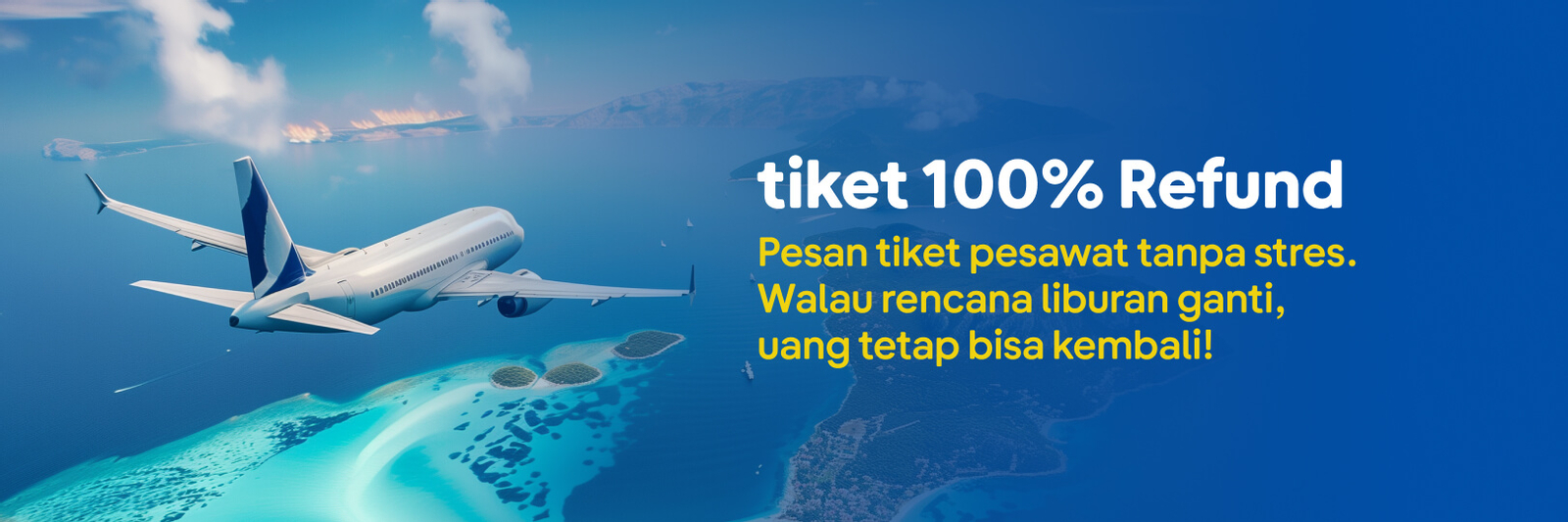 tiket 100% Refund