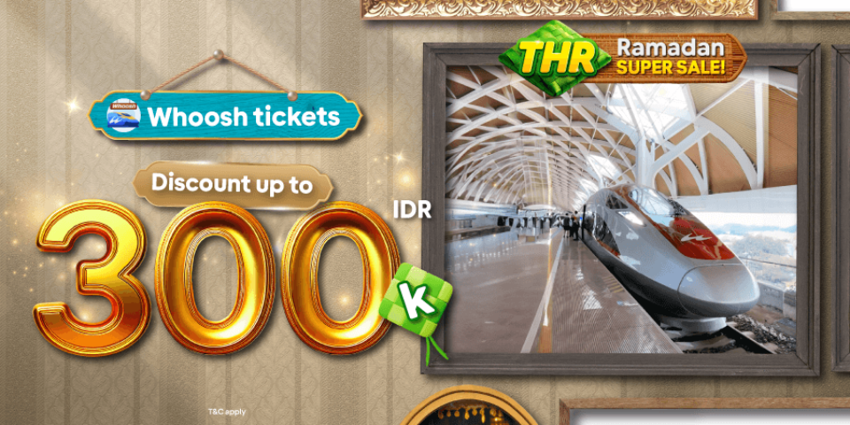 Whoosh Tickets Available at tiket.com, Buy Now!