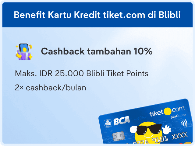 Kartu Kredit BCA tiket.com